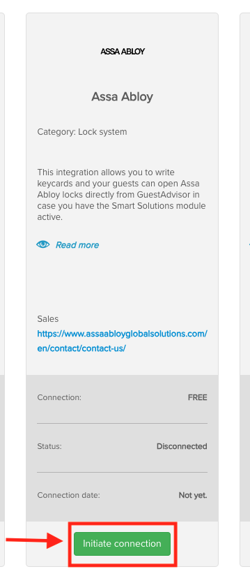 Assa Abloy integration